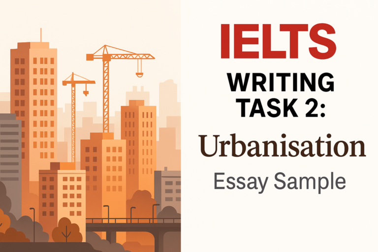 IELTS Writing Task 2 Urbanisation Essay Sample – Expert Guide (2026)